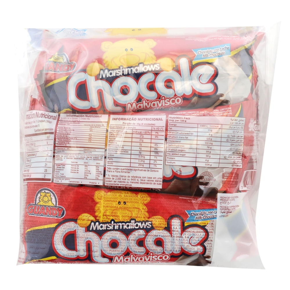 Comprar Malvavisco Chocolate Guandy - 35 g | Walmart Costa Rica
