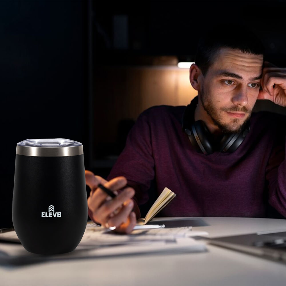 Copa De Vino Insulada Igloo 14oz Negro - Walmart | Costa Rica