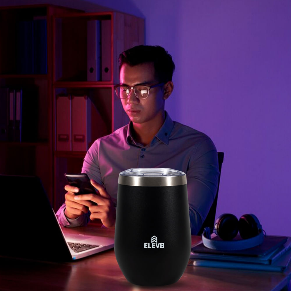 Copa De Vino Insulada Igloo 14oz Negro - Walmart | Costa Rica