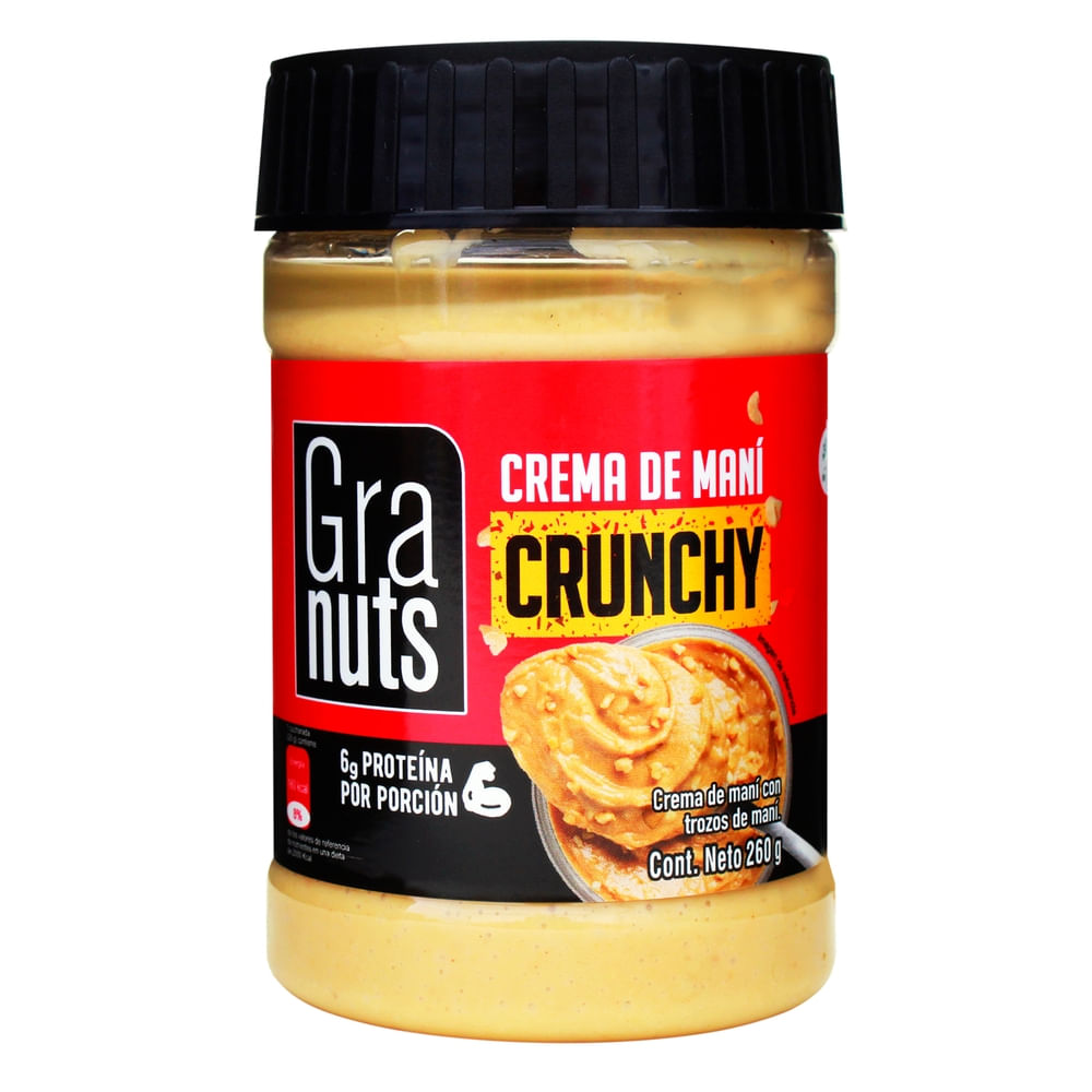 Comprar Crema Mani Crunchy Granuts - 260 g | Walmart Costa Rica ...