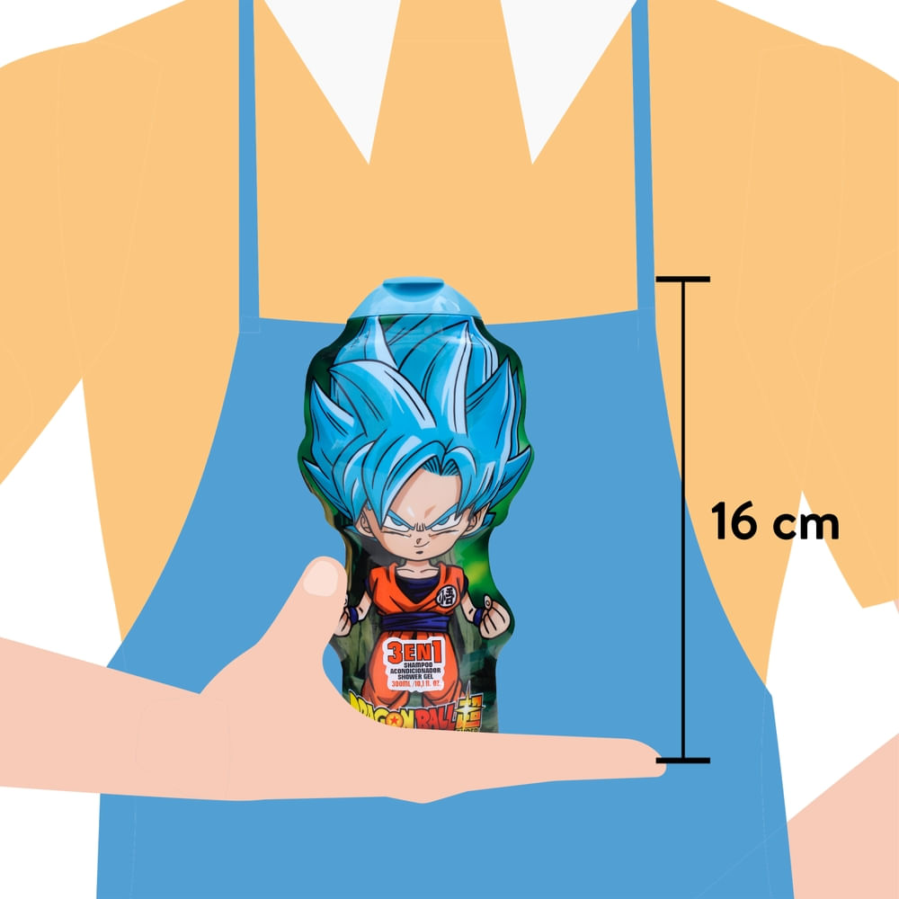 Comprar Shampoo 3 En 1 Dragon Ball Z 300 Ml Gela | Walmart Costa Rica ...