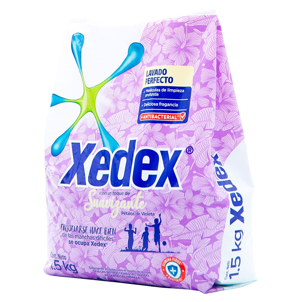 Comprar Detergente en polvo Xedex con suavizante fragancia pétalos de ...