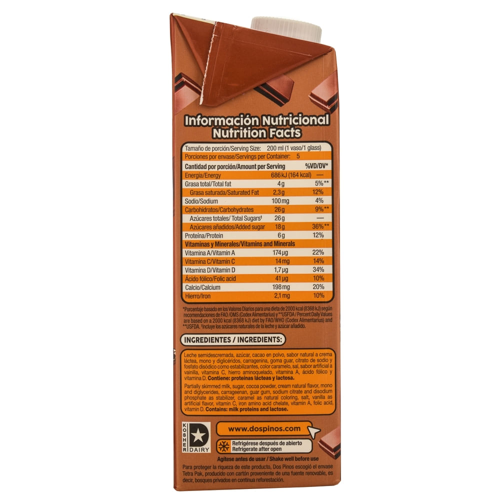 Comprar Leche Dos Pinos saborizada chocoleche - 1000 ml | Walmart Costa ...