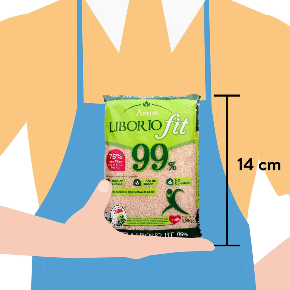 Comprar Arroz Liborio fit 99% grano entero - 1800 g | Walmart Costa ...