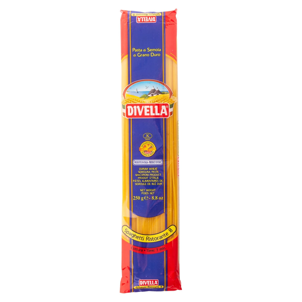 Comprar Pasta larga Divella spaghetti ristorante no.8 - 250 g | Walmart ...
