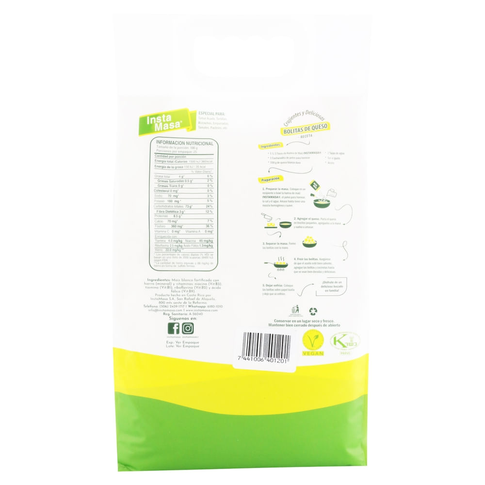 Comprar Harina Insta Masa De Maíz - 2500g | Walmart Costa Rica ...