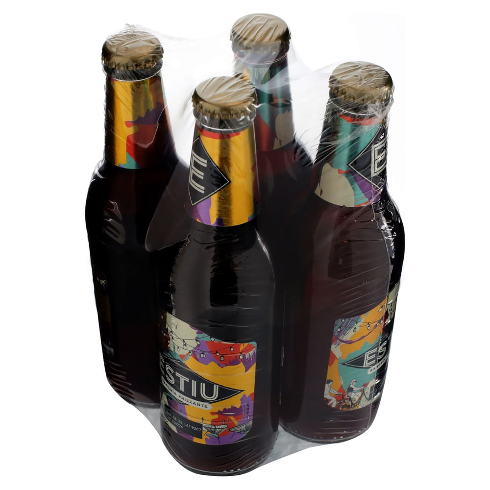 Sangria Estiu frizzante botella 4 pack - 330 ml - Masxmenos | Costa Rica