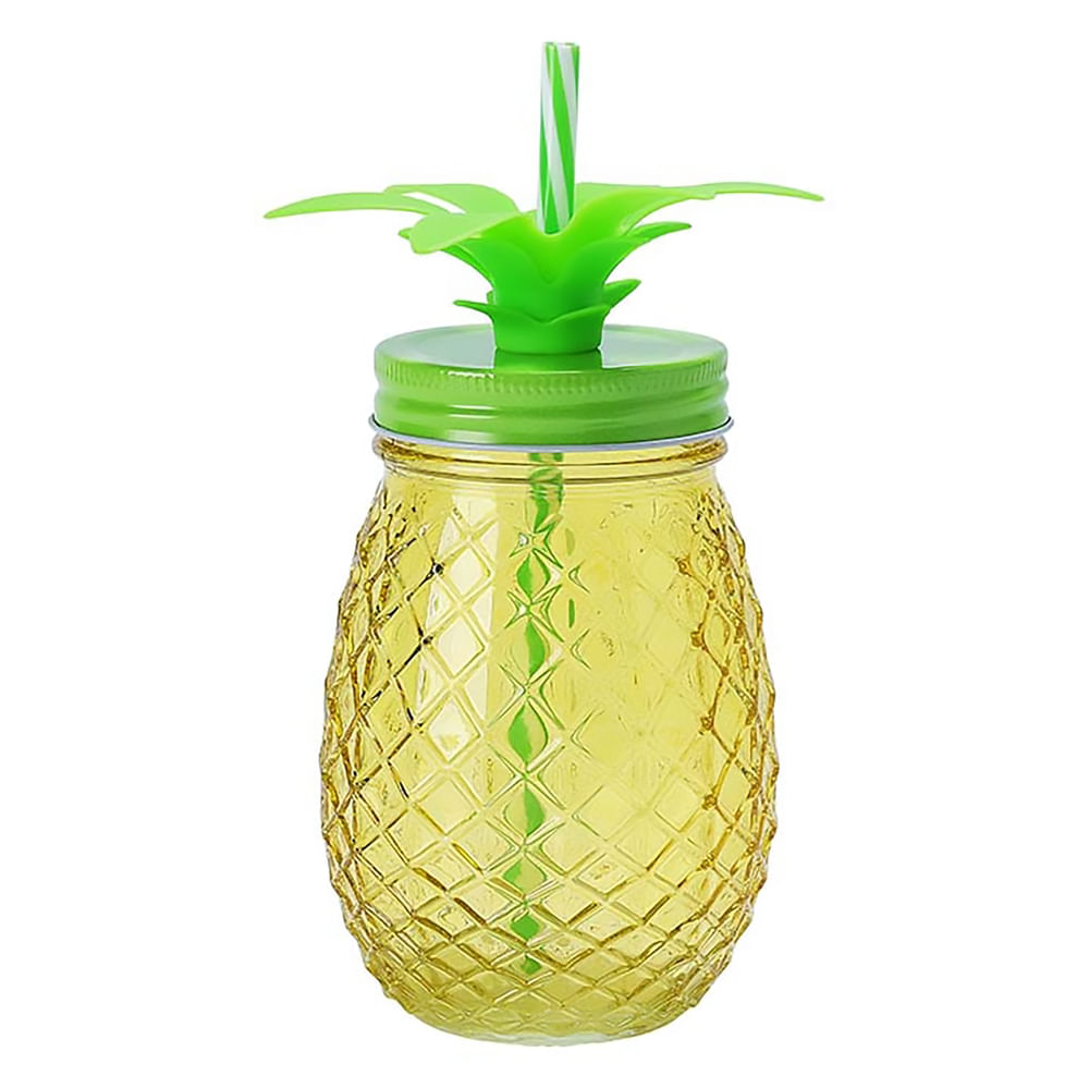 Ms Mason Jar De Vidrio Forma Pina 500Ml - Walmart | Costa Rica