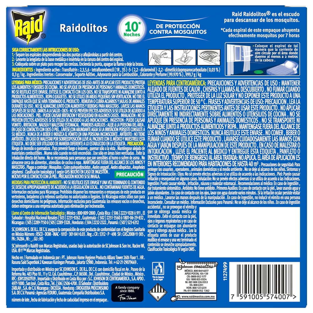 Comprar Repelente Raid Raidolitos® Verdes , Protección Contra Mosquitos ... Comprar Repelente Raid Raidolitos® Verdes , Protección Contra Mosquitos ...
