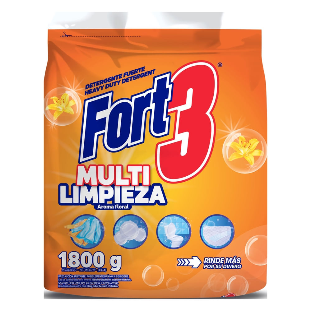 Comprar Detergente Fort3 Aroma Floral - 1800 g | Walmart Costa Rica ...