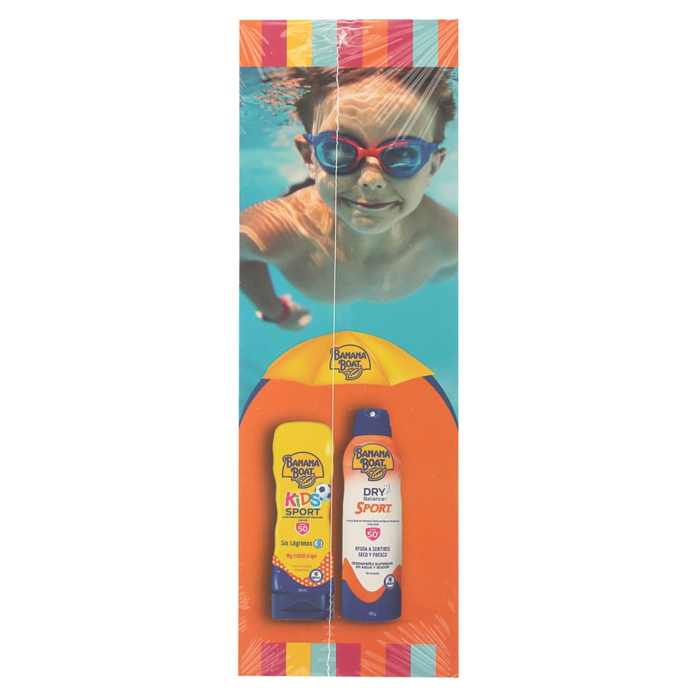 Comprar Protector Solar Banana Boat kids más dry balance sport pack ...