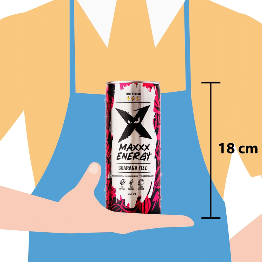 Comprar Regular Maxxx Energy Lata Sleek - 350ml | Walmart Costa Rica ...