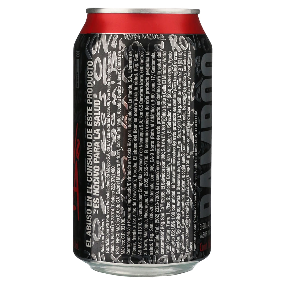 Comprar Bebida Alcohólica Saborizada Bamboo Ron Cola lata 350ml ...