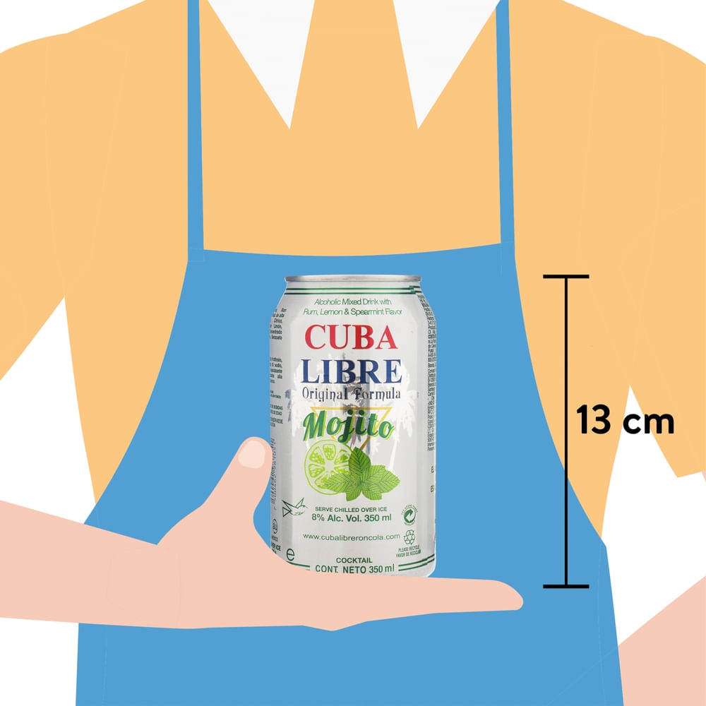 Comprar Bebida Cuba Libre Mojito Lata -350 ml | Walmart Costa Rica ...