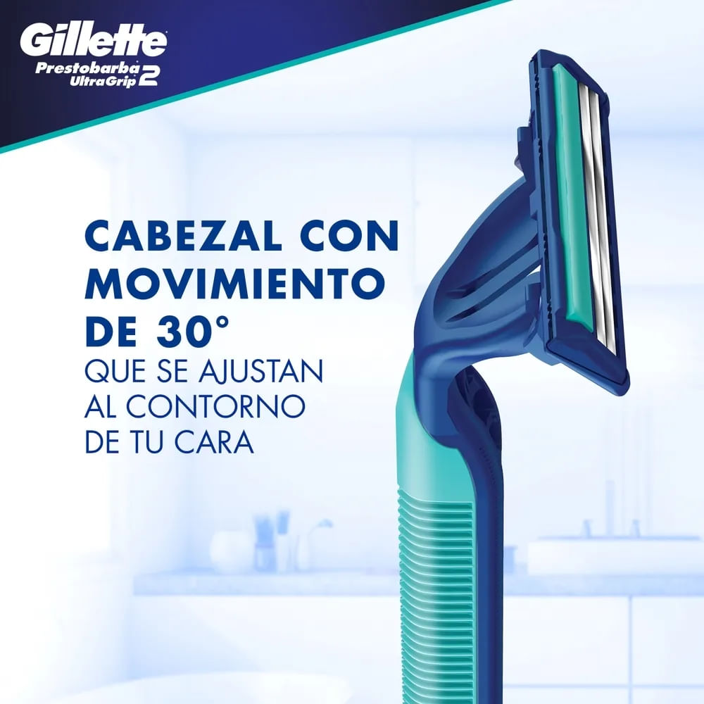 Comprar Rasuradora Desechable Gillette Prestobarba Ultragrip 2 - 5 Uds ...