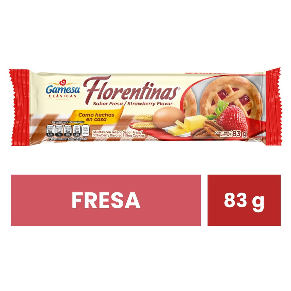 Comprar Galleta Gamesa Florentina Fresa - 83 g | Walmart Costa Rica ...