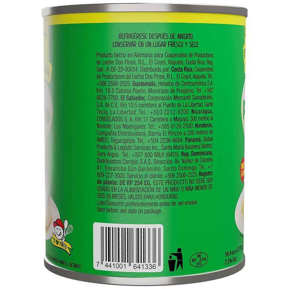 Comprar Leche Evaporada Dos Pinos Pinito Lata - 410g | Walmart Costa ...