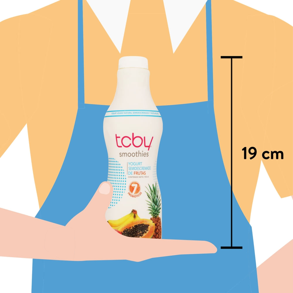Yogurt Smoothie Frutas Tcby 750 Ml - Walmart | Costa Rica