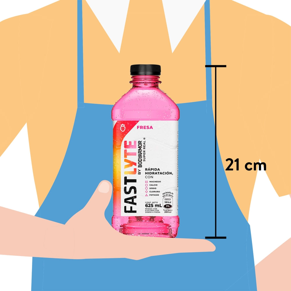 Bebida Fastlyte Fresa 625 ml - Walmart | Costa Rica