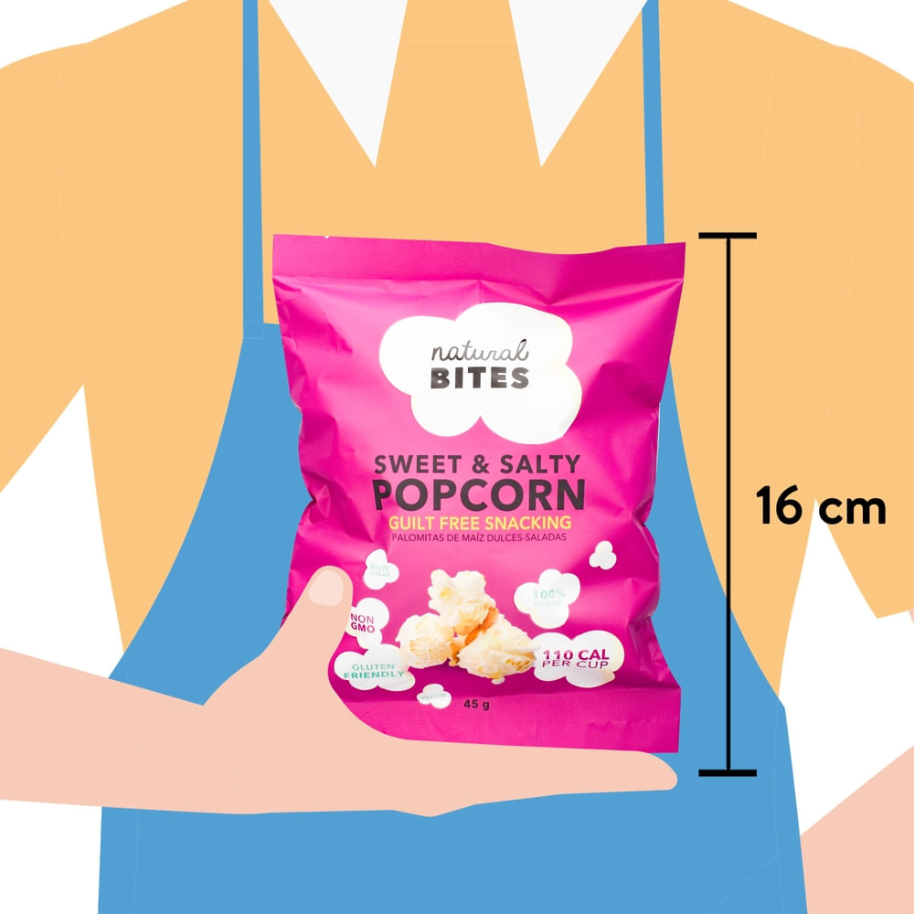 Comprar Popcorn Natural Bites Sweet And Salty -45gr | Walmart Costa ...