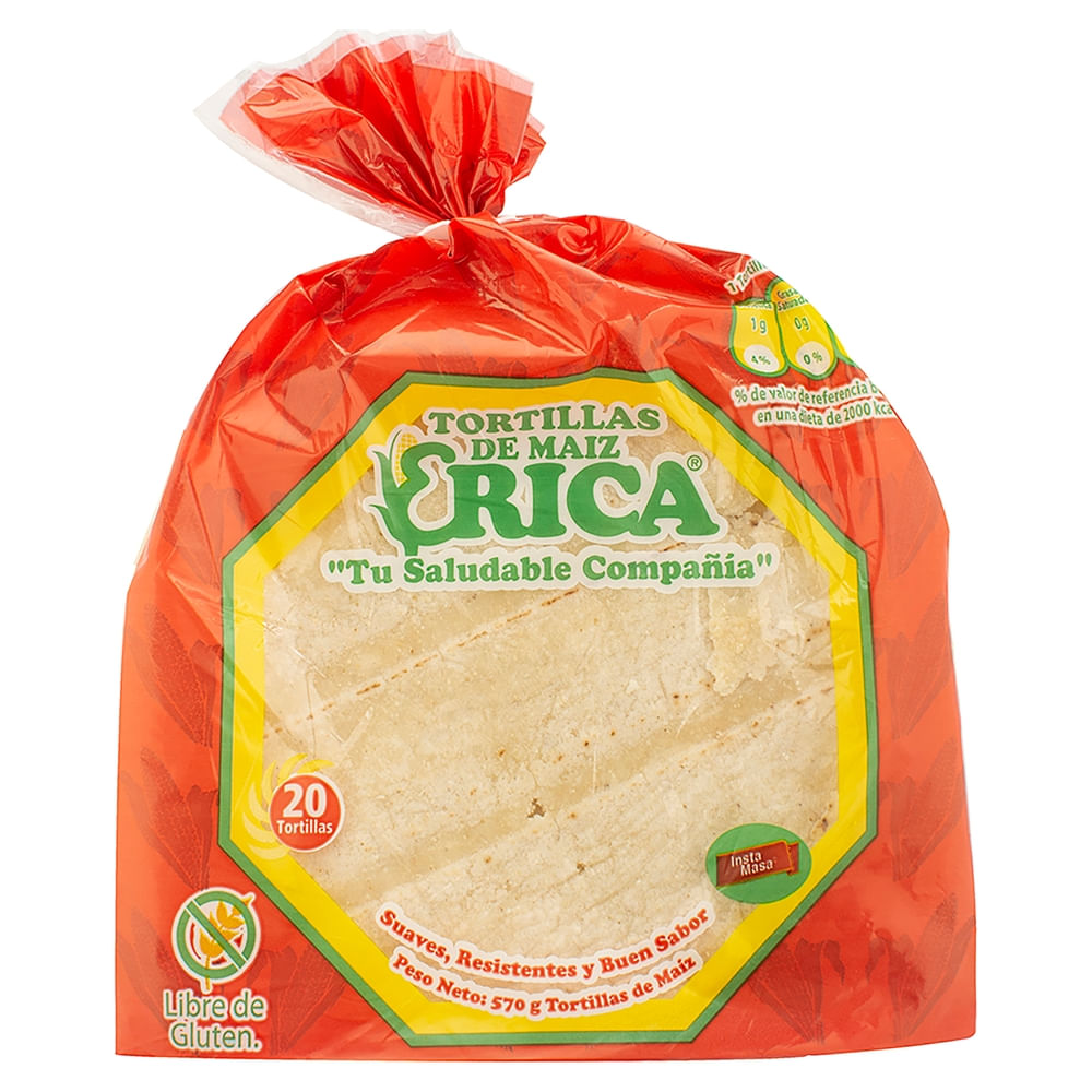 Comprar Tortillas Erica de maíz gruesitas 20 uds - 570 g | Walmart ...