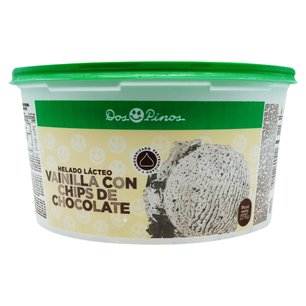 Comprar Helado Dos Pinos vainilla con chips de chocolate - 2018 g ...