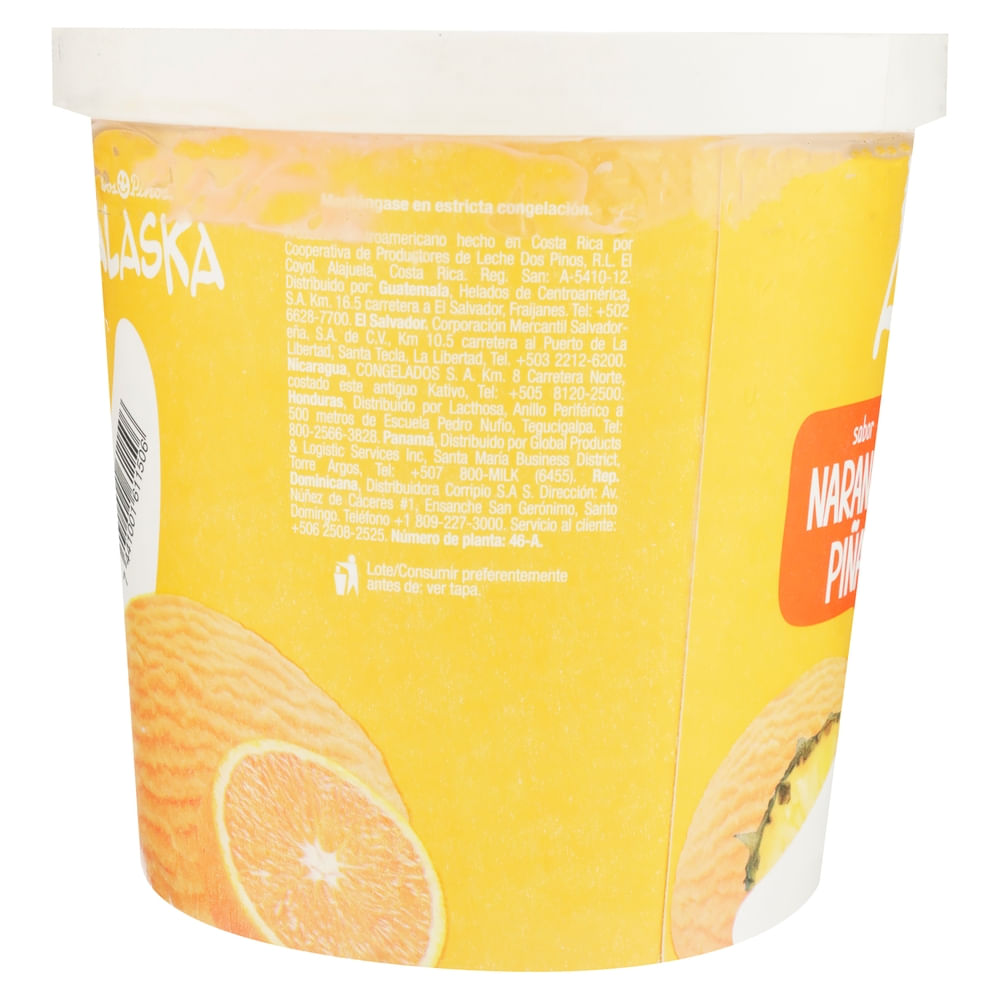 Comprar Helado Dos Pinos Alaska naranja piña - 972 g | Walmart Costa ...