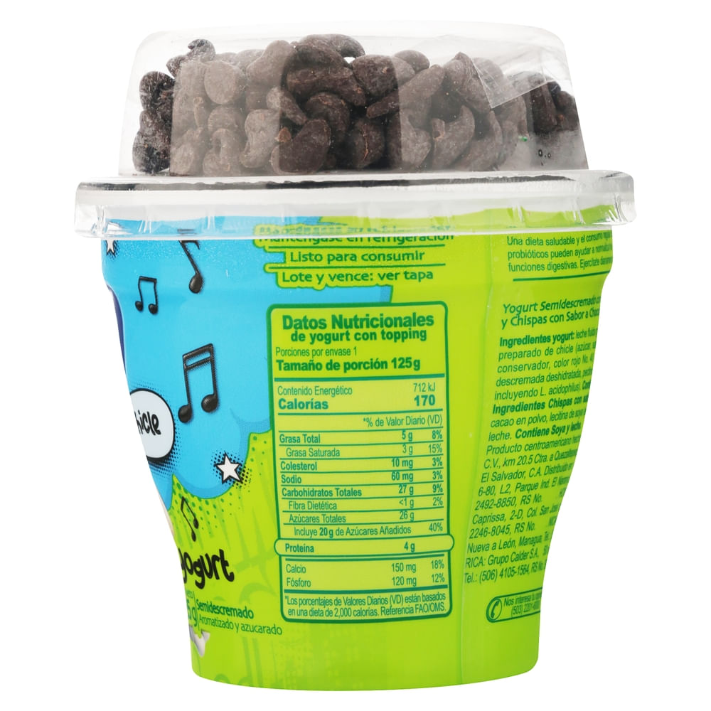 Comprar Yogurt Yes sabor chicle semidescremado - 125 g | Walmart Costa ...