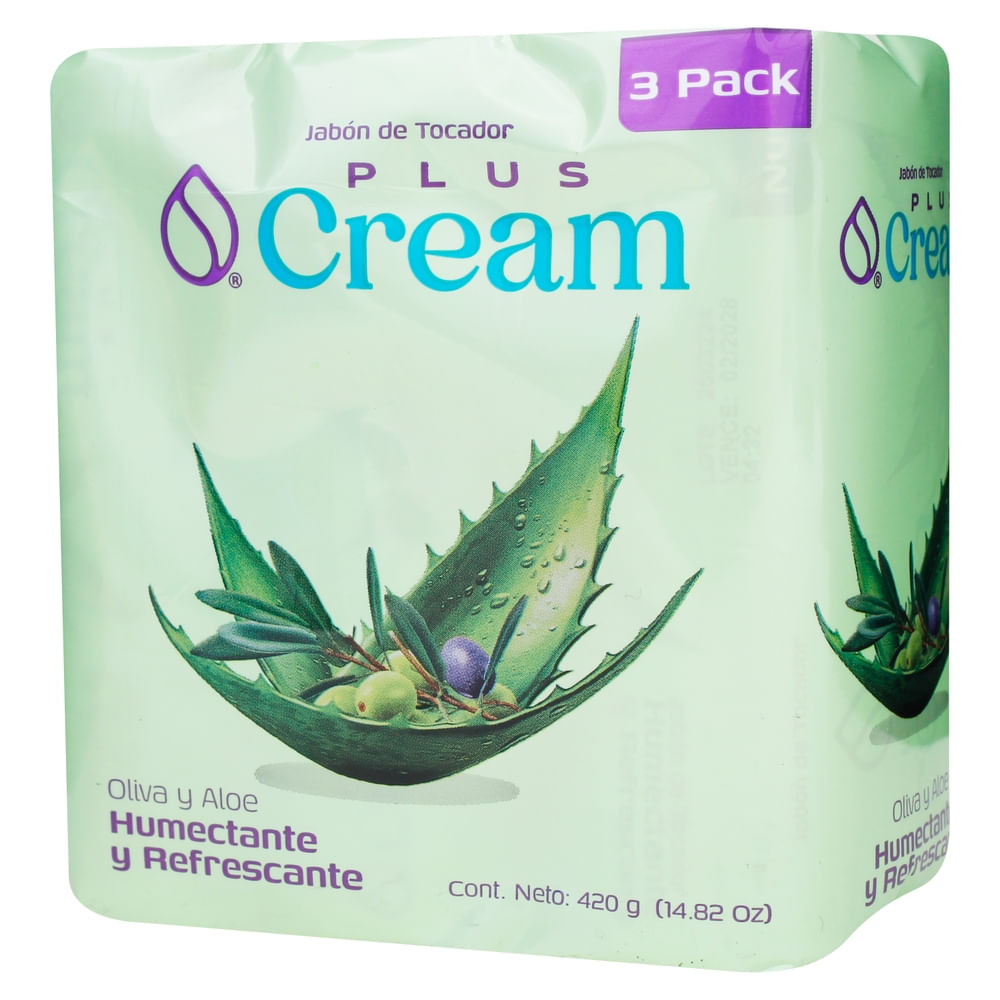 Comprar Jabón Plus Cream oliva y aloe -420 g | Walmart Costa Rica ...