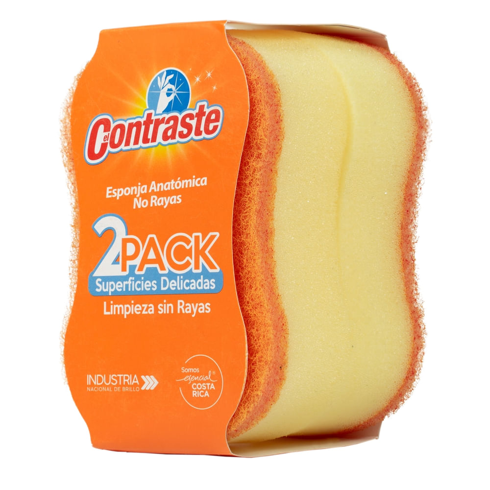 Comprar Esponja El Contraste Anatómica No Raya - 2 Pack | Walmart Costa ...