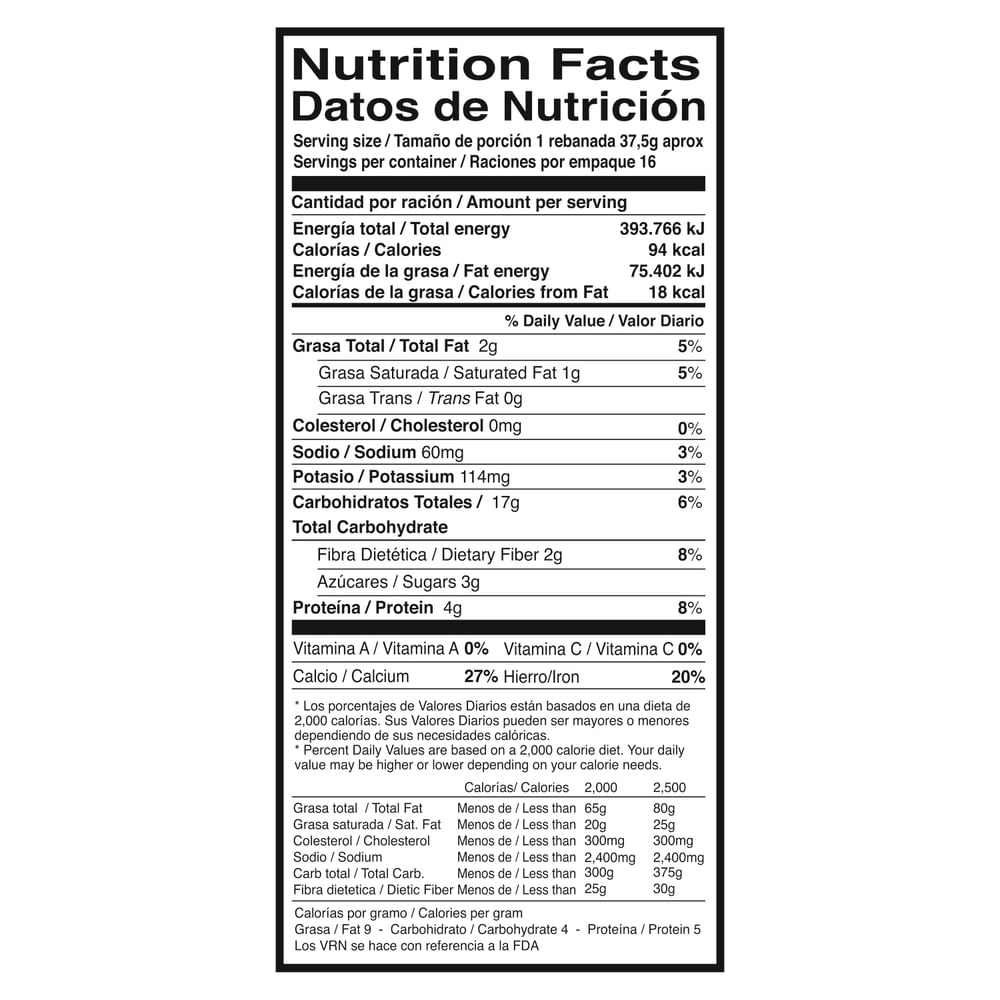 Comprar Pan Granix integral con semillas de girasol - 600 g | Walmart ...