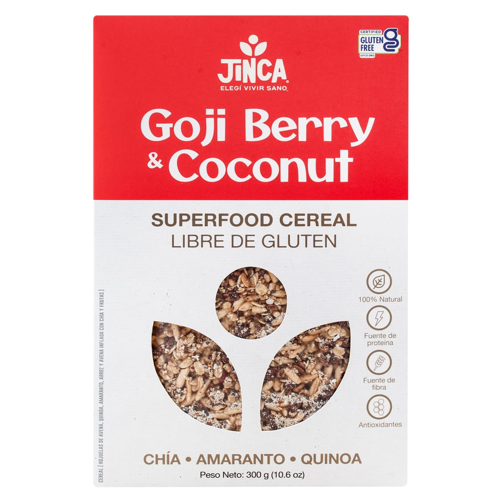 Comprar Jinca Foods Goji Berry Coconut - 300gr | Walmart Costa Rica ...