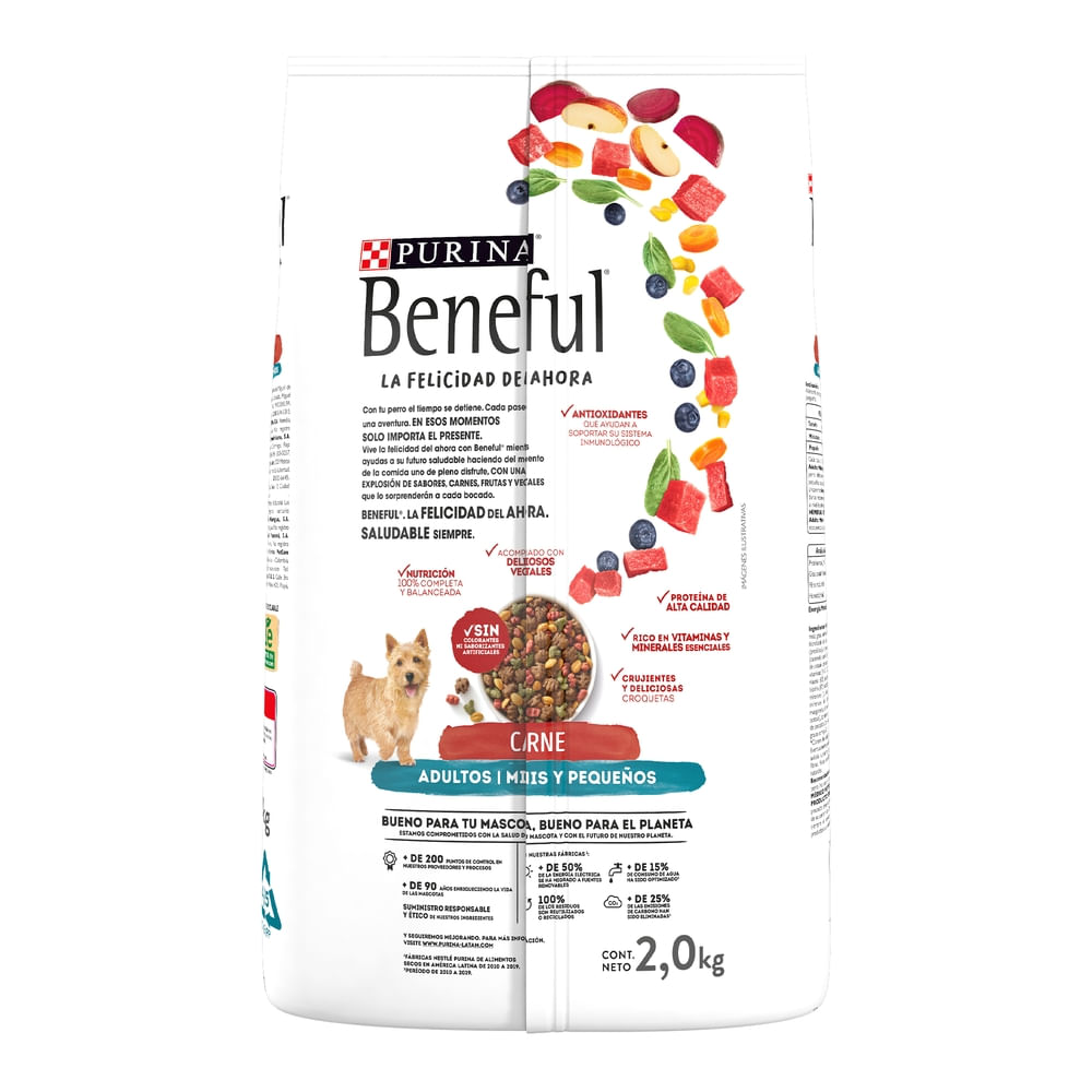Alimento para perro adulto Beneful Minis sabor carne - 2 kg - Maxipalí ...