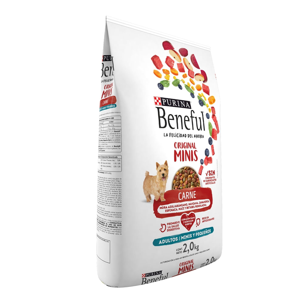Alimento para perro adulto Beneful Minis sabor carne - 2 kg - Maxipalí ...