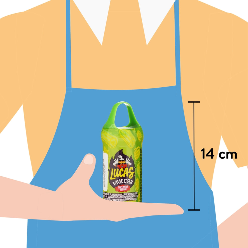 Comprar Dulces Lucas Muecas Pepino Chile - 25 g | Walmart Costa Rica ...