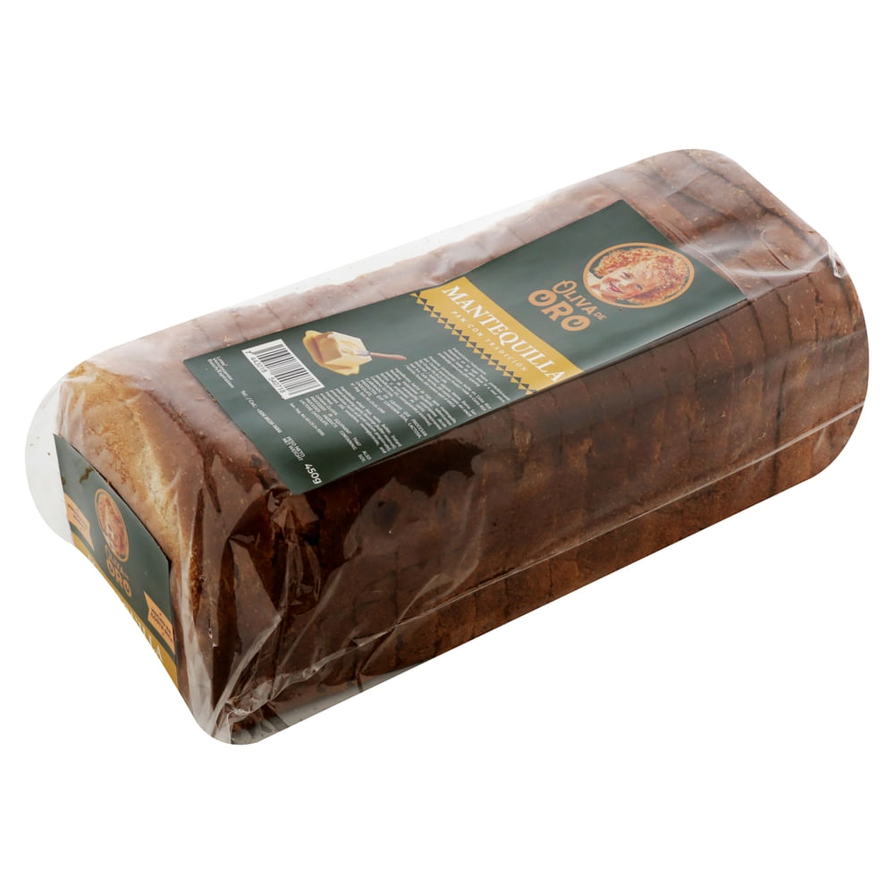 Pan Cuadrado Manteq Oliva D Oro 450 Gr - Masxmenos | Costa Rica