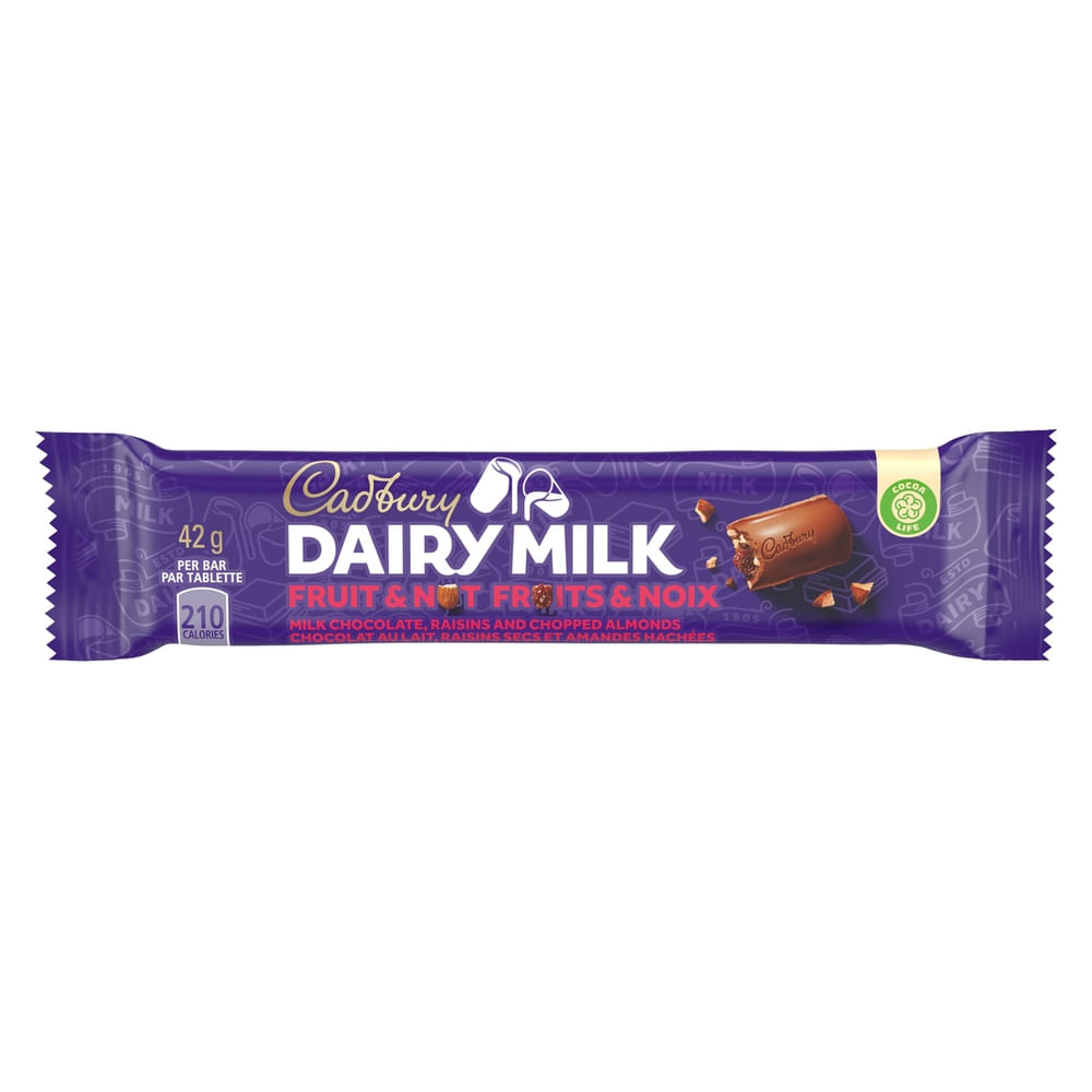 Comprar Chocolate Cadbury Dairy Milk Fruit&Nut - 42g | Walmart Costa ...