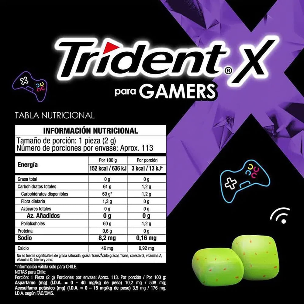 Comprar Chicle Trident Botella Sin Azúcar Sabor Citrus Mix 18 Uds - 37 ...