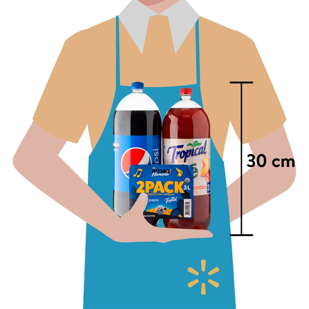 Comprar Bebida gaseosa Pepsi tropical, 2 pack - 6 L | Walmart Costa ...