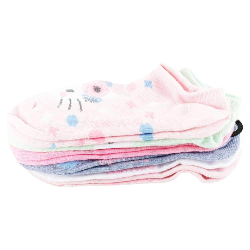 6P Calceta Cas No Show Hello Kitty - Walmart | Costa Rica