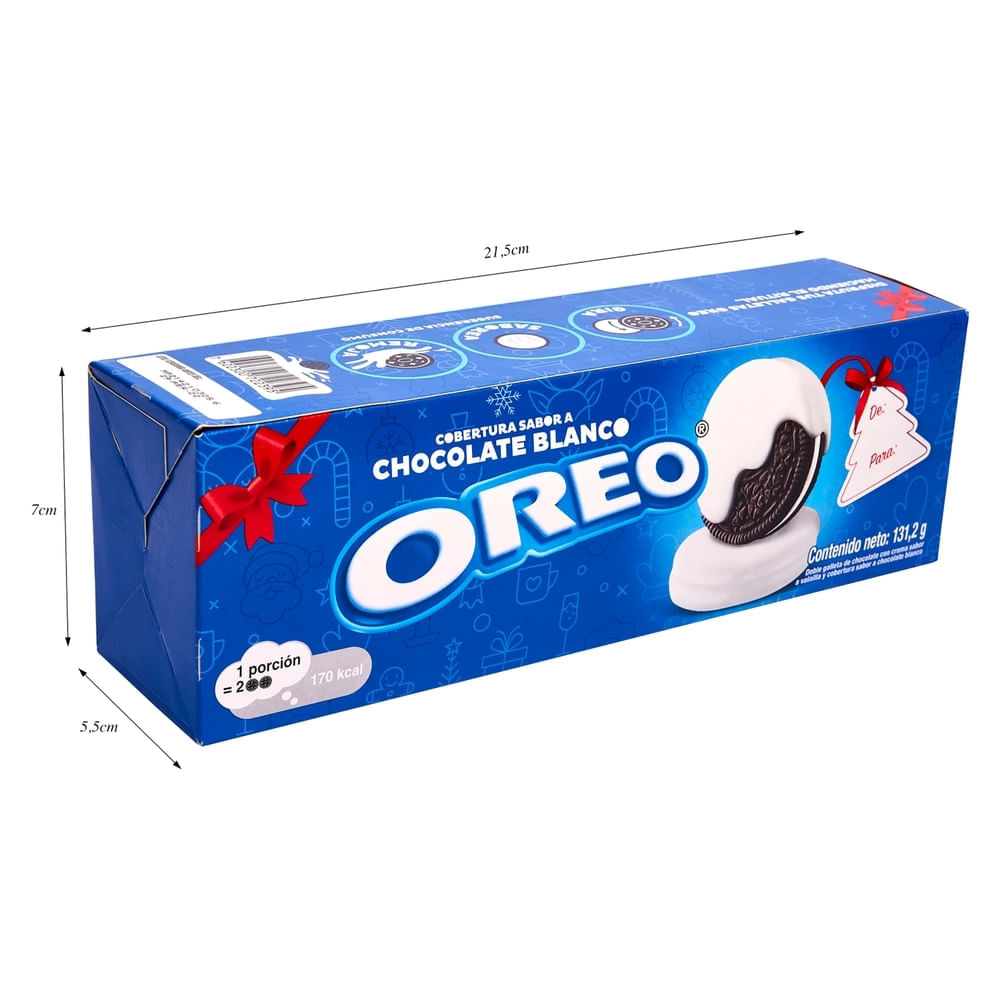 Comprar Galleta Oreo Con Cobertura De Chocolate Blanco - 131.2 g ...