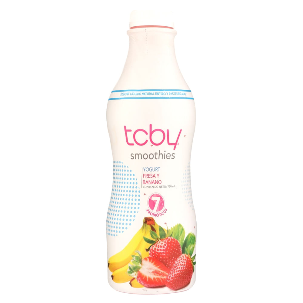 Yogurt Smoothie Fresa Banano Tcby 750 Ml - Walmart | Costa Rica