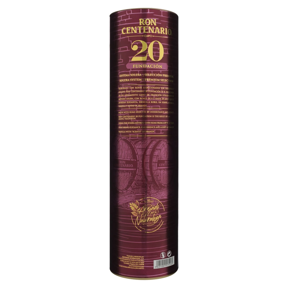 Comprar Ron Centenario premium añejo 20 años-750ml | Walmart Costa Rica ...