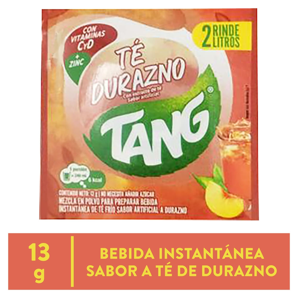 Comprar Bebida Tang en polvo de te durazno - 13 g | Walmart Costa Rica ...