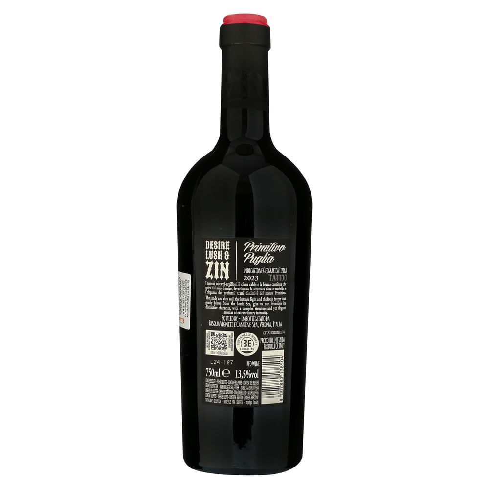 Comprar Vino Tinto Italiano Pasqua Zin Primitivo - 750 ml | Walmart ...