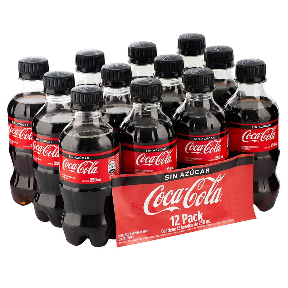 Comprar Gaseosa Coca-Cola sin azúcar 12 pack - 250 ml | Walmart Costa ...