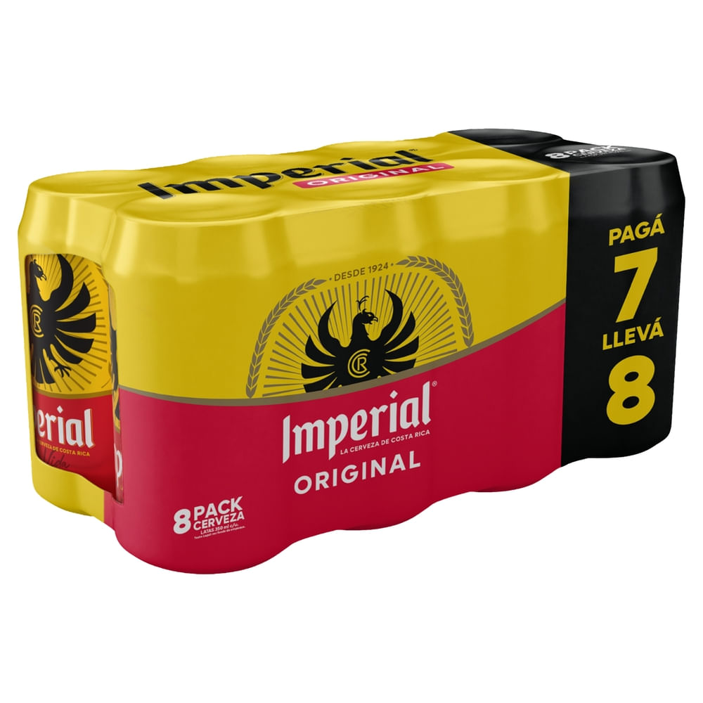 Comprar Cerveza Imperial Lata 7+1 Pack - 350ml | Walmart Costa Rica ...
