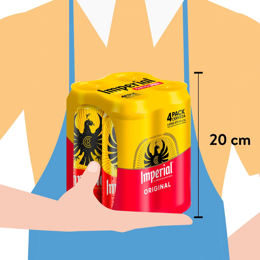 Comprar Cerveza Imperial Original Lata 4Pack - 473 ml c/u | Walmart ...