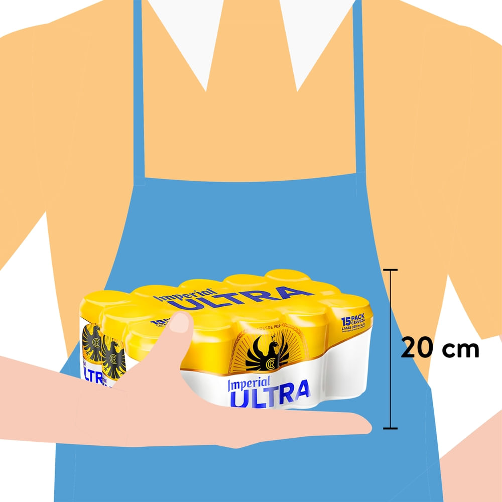 Cerveza Imperial Ultra Lata 15 Pack - 350ml - Walmart | Costa Rica