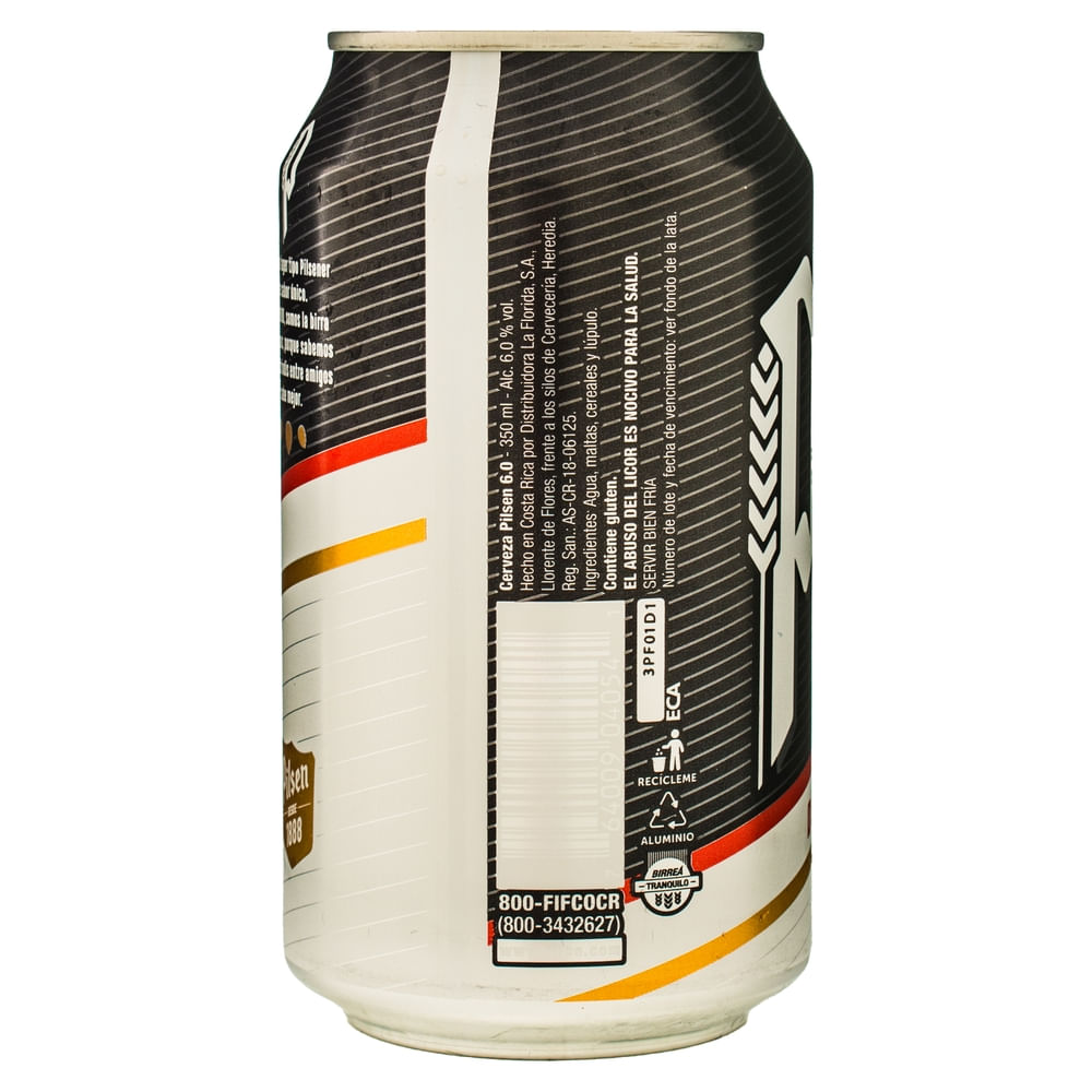 Cerveza Pilsen 6.0, Lata- 350ml - Maxipalí | Costa Rica